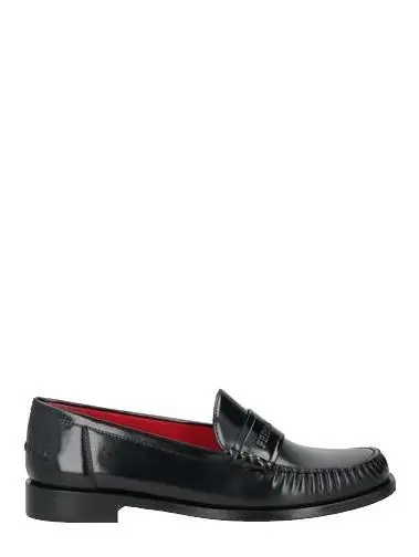 FERRAGAMO Loafers In Cream Calfskin - Black