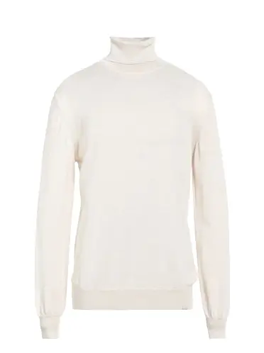 LIU •JO MAN Merino Wool Turtleneck - Off White