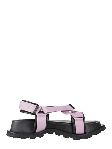 JIL SANDER Sandals In Textile Fibers And Leather - Lilac