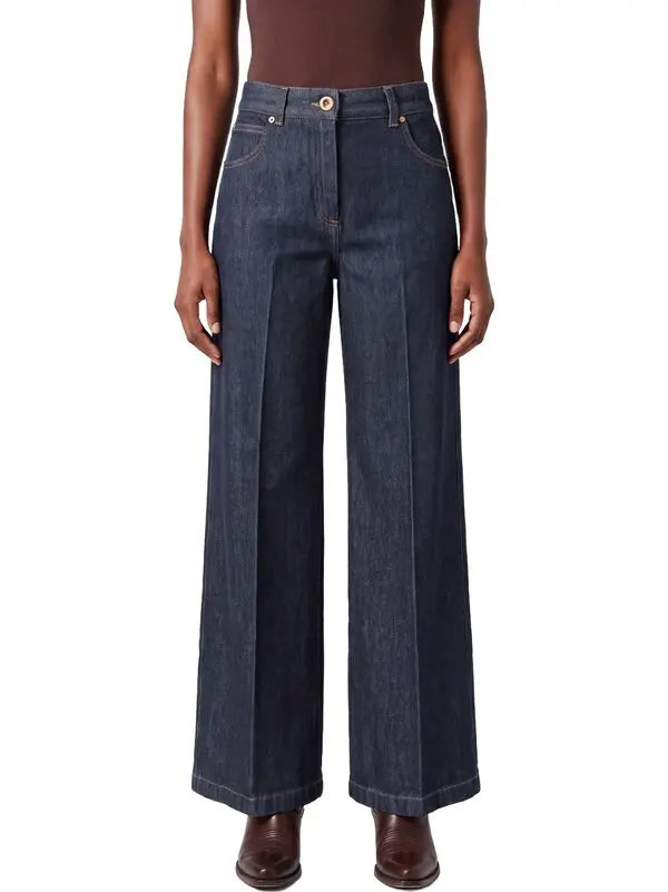 Aspesi Wide Leg Jeans - Blue