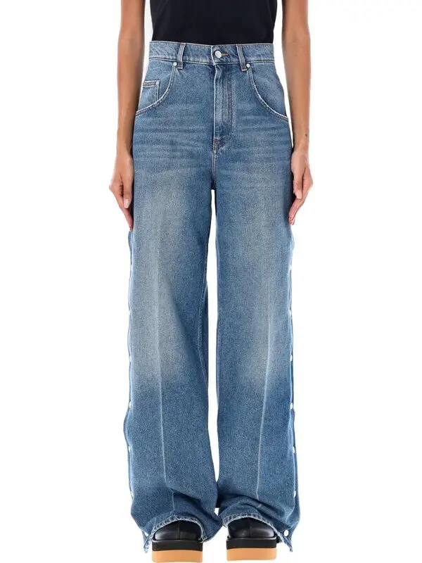Stella McCartney Wide Leg Jeans - Blue