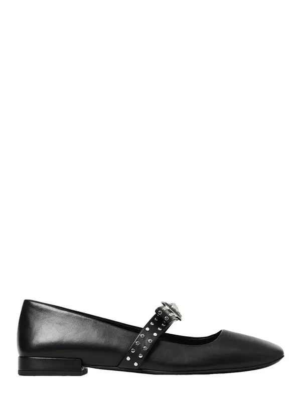 Versace Mary Jane Ballet Flat - Black