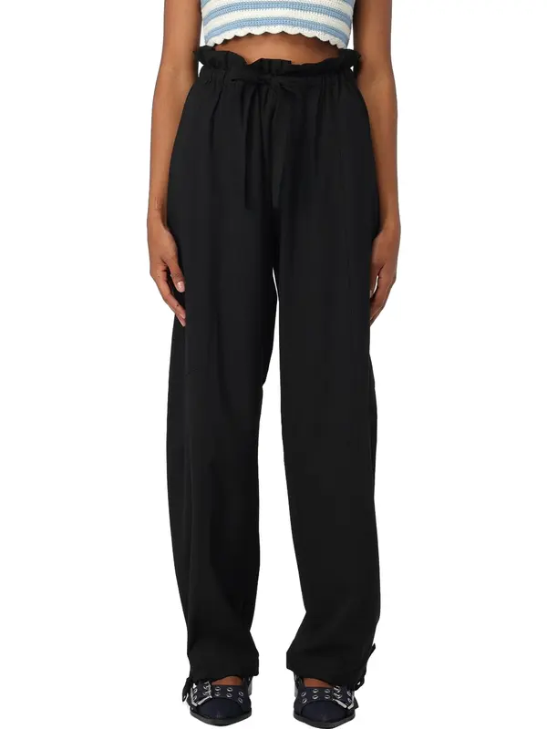 GANNI Pants - Black