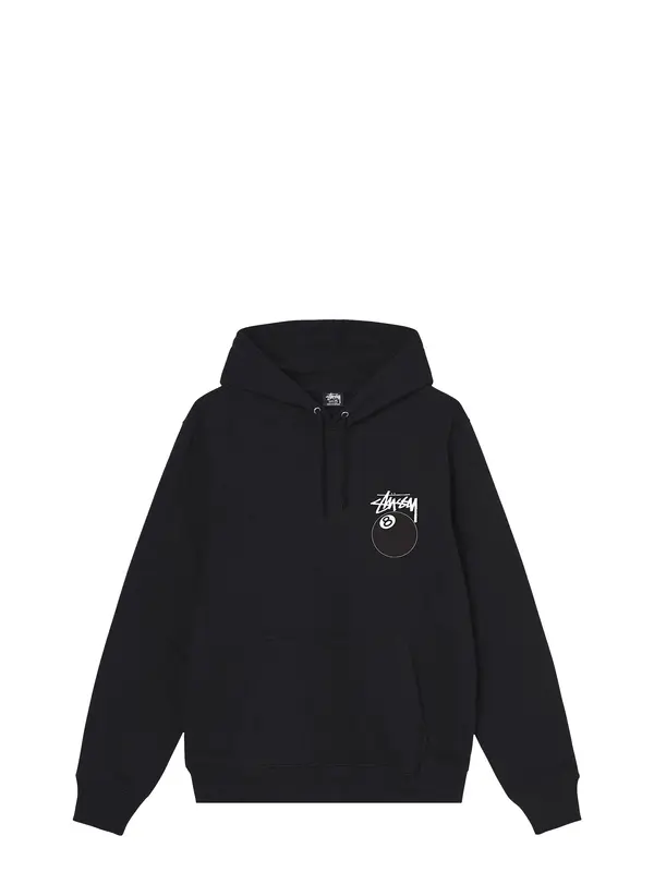 StÜssy 8 Ball Hood - Black