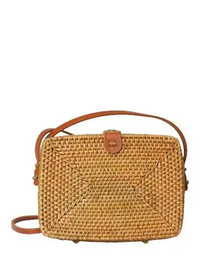 JELAVU Rae Crossbody Box Bag - Tan