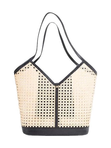 JELAVU Ophelia Cane Tote Bag - Black