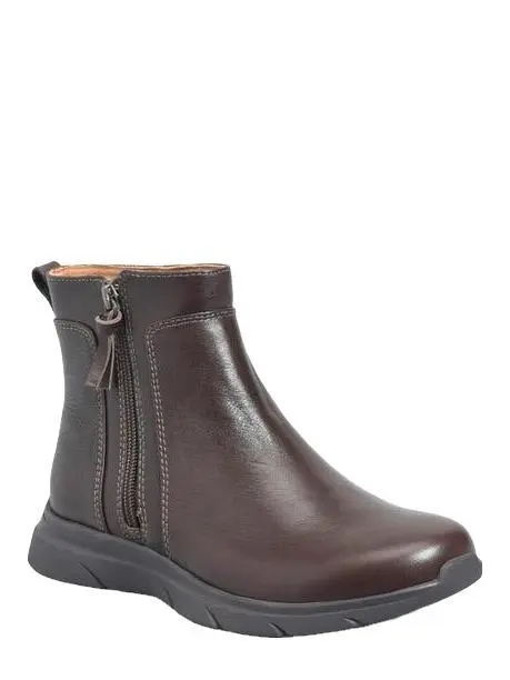 COMFORTIVA Maxine Water-resistant Bootie - Chocolate