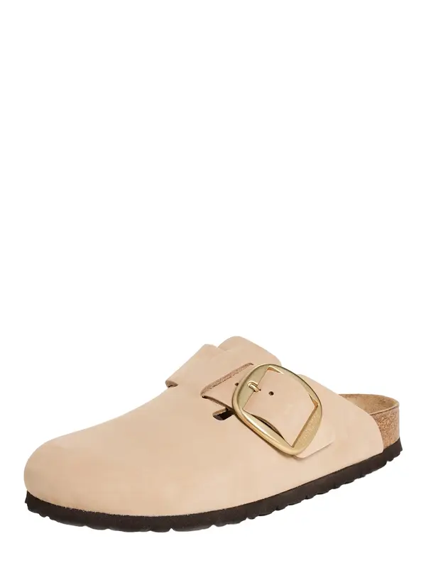 BIRKENSTOCK Boston Big Buckle Clogs - Sandcastle