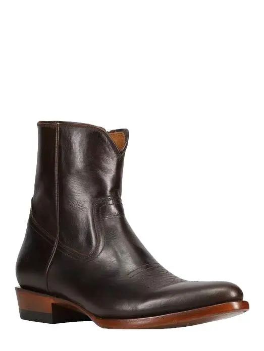 THE FRYE COMPANY Austin Western Leather Boots - Bourbon