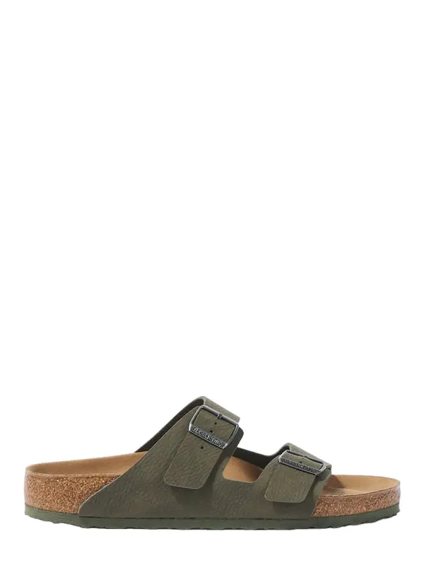 BIRKENSTOCK Arizona Faux Leather Sandals - Green
