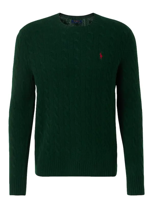 Polo Ralph Lauren Wool And Cashmere Sweater - Green