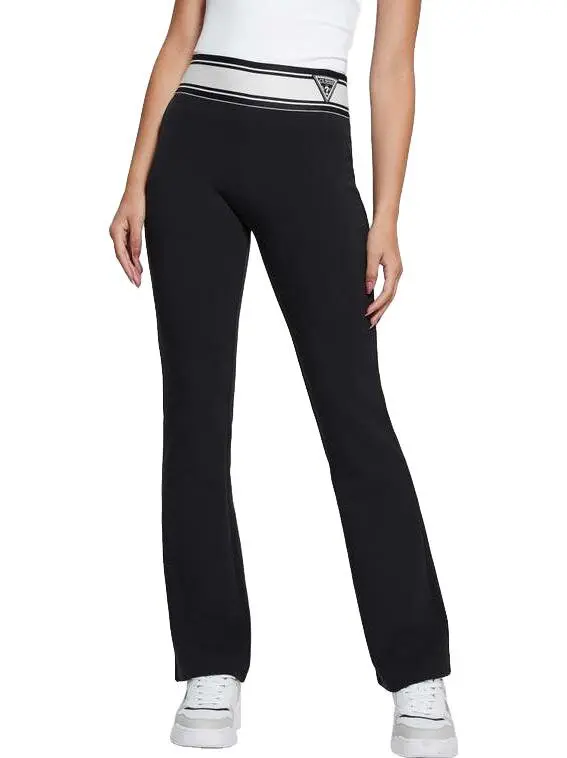 Guess Anna Logo Pants - Jblk-dark