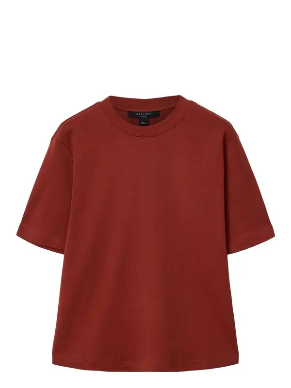 ALLSAINTS Lisa Boxy Fit T-shirt - Paprika Red