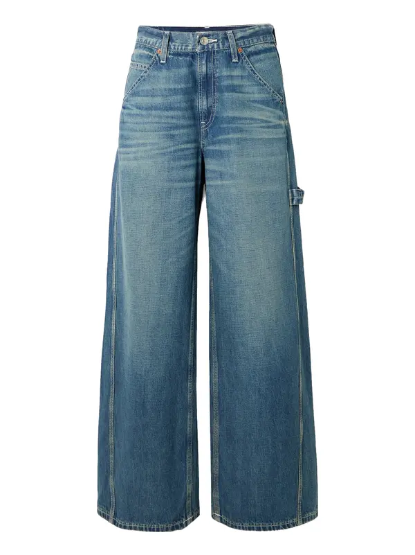 RE/DONE Painter Mid-rise Jeans - Blue