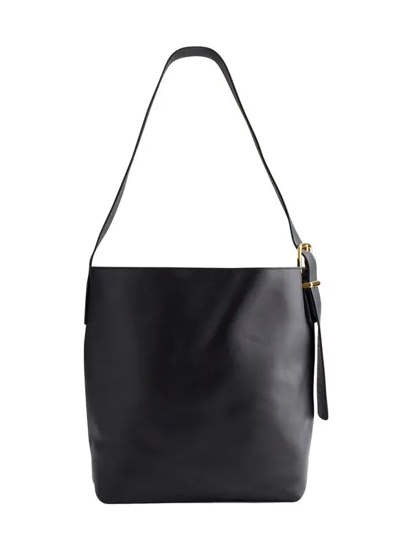 Madewell The Essential Medium Bucket Tote - True Black