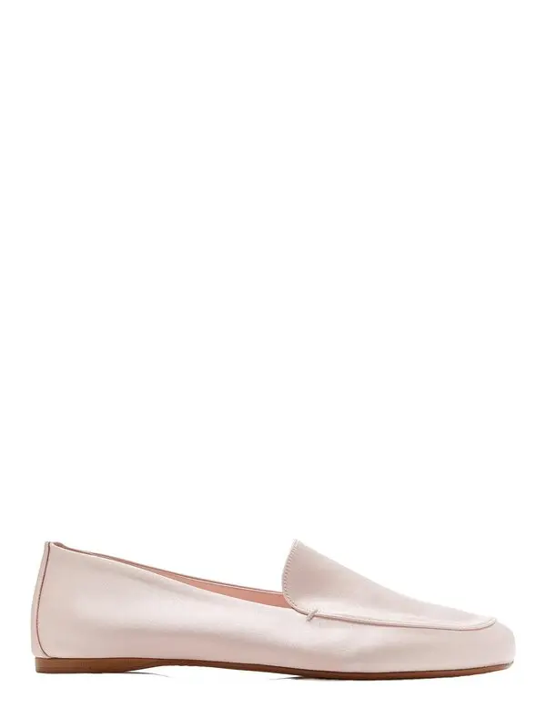 Khaite Monroe Satin Loafers - Pink