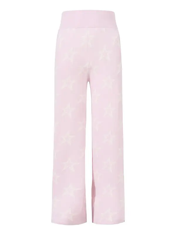 Perfect Moment Chalet Merino Wool Knitted Pant - Pink