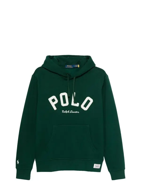 Polo Ralph Lauren Logo Embroidered Hoodie - Green