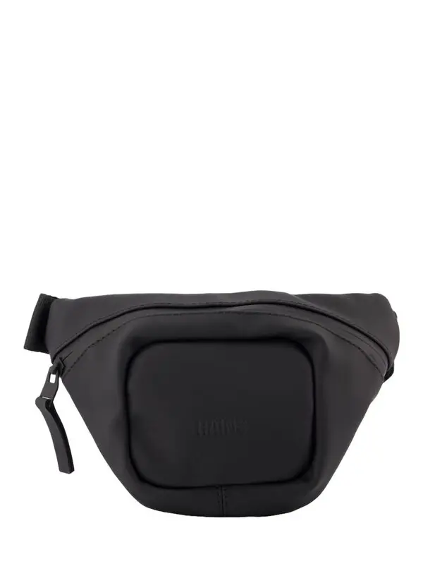 Rains Logo Belt Bag - Black