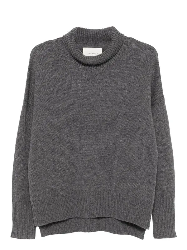 LISA YANG Heidi Cashmere Sweater - Grey
