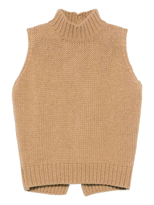 Fabiana Filippi Cut-out Top - Neutrals