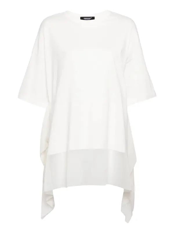 UNDERCOVERISM Asymmetric T-shirt - White