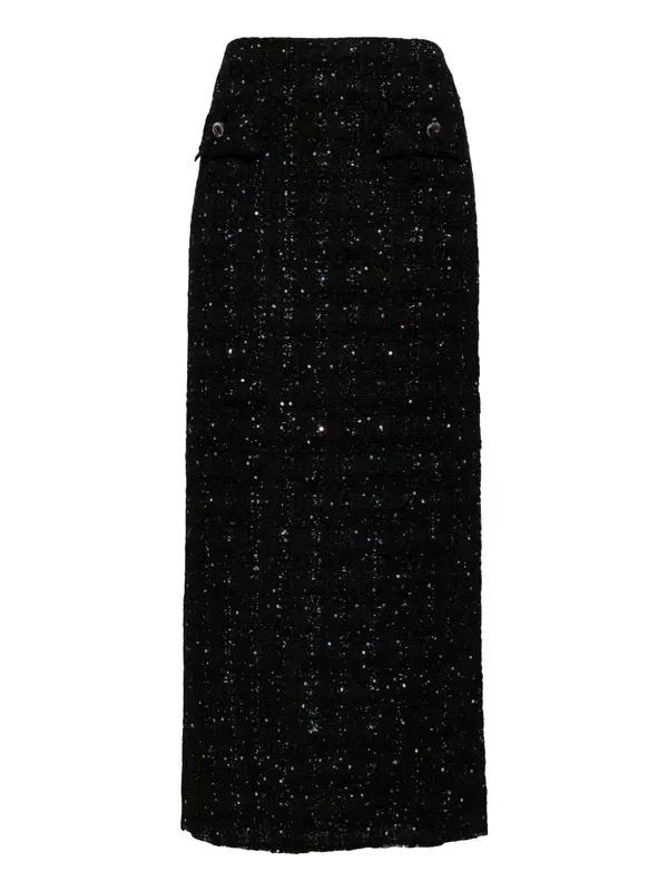 JNBY Jacquard Maxi Skirt - Black