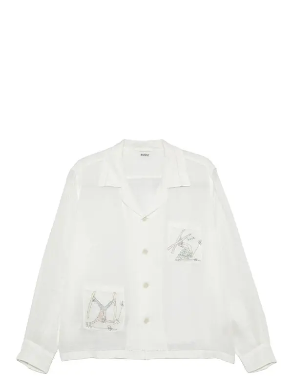 BODE Skiers Shirt - White
