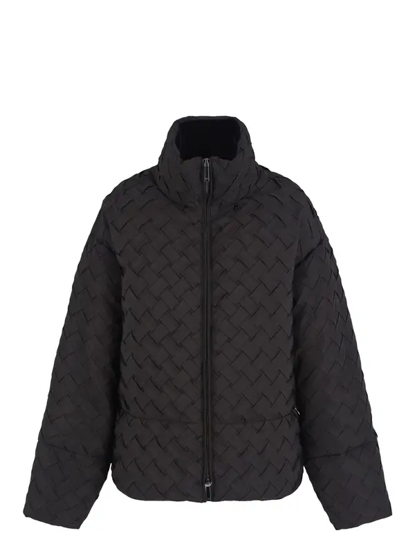 Emporio Armani Basket-weave Jacket - Black