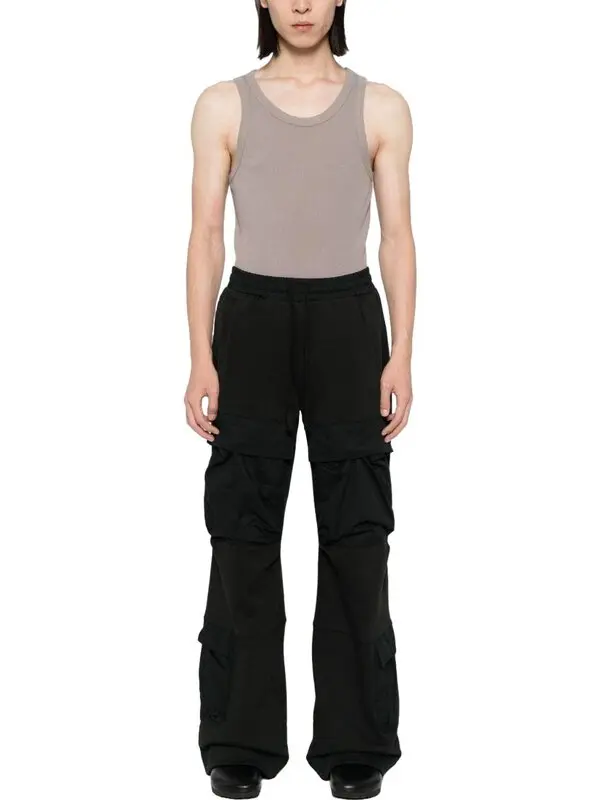 ENTIRE STUDIOS Utility Track Pants - Black