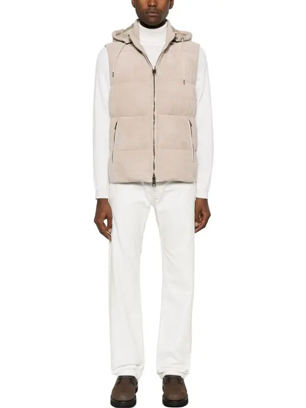 Herno Padded Gilet - Neutrals