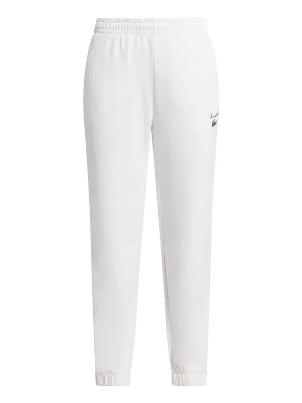 Lacoste Logo Track Pants - White