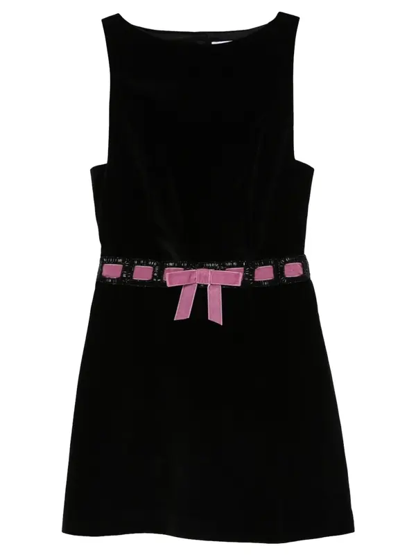 Vivetta Belted Mini Dress - Black