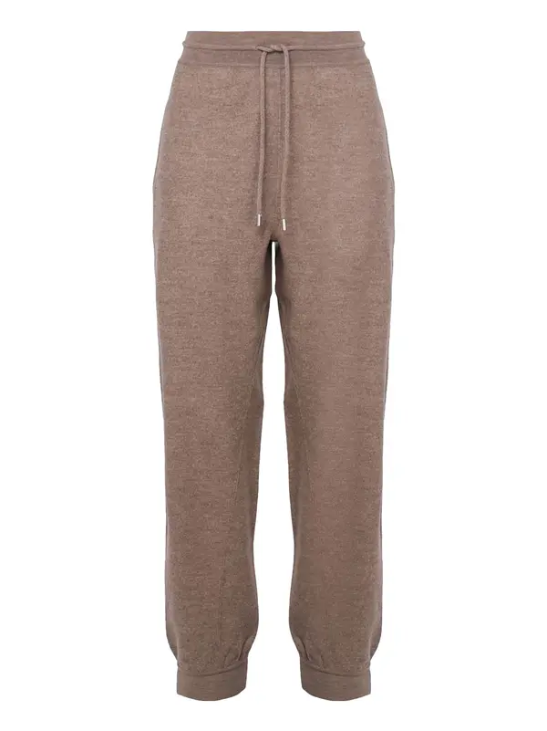 Loro Piana Virgin Wool Track Pants - Brown