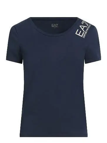 EA7 Logo-print T-shirt - Blue