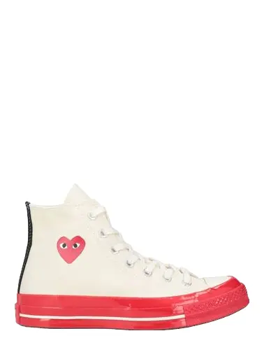 CONVERSE X COMME DES GARONS PLAY Ivory High-top Sneakers - White