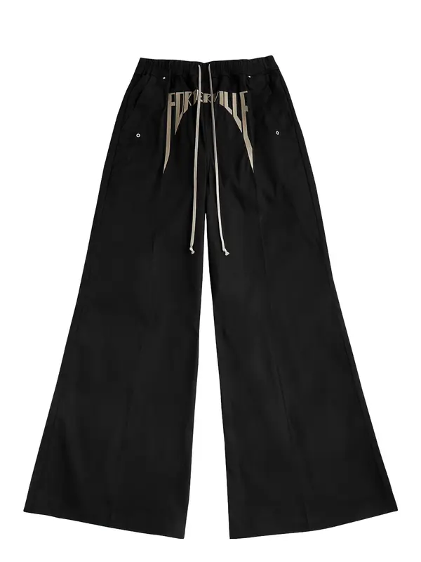 Rick Owens Porterville Wide-leg Trousers - Black