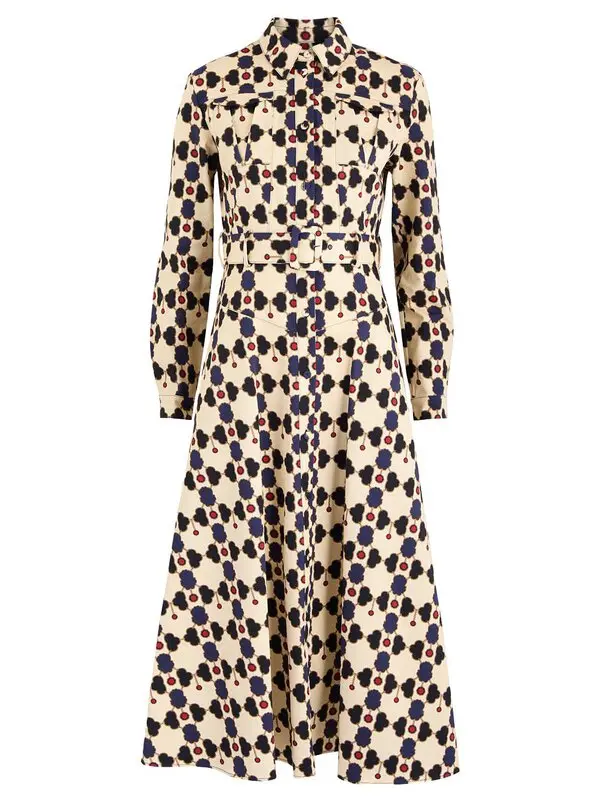 Borgo De Nor Briele Printed Midi Dress - Multicoloured
