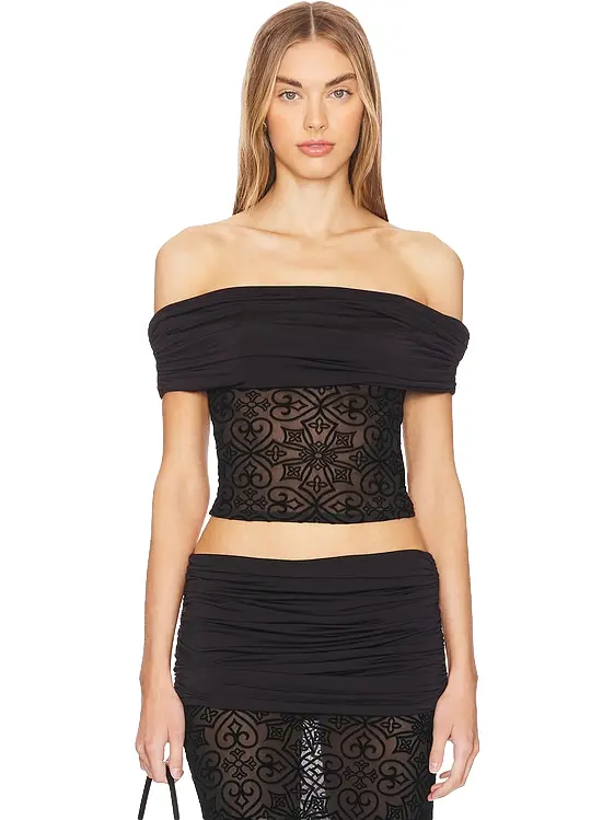 LOBA Violeta Top - Black
