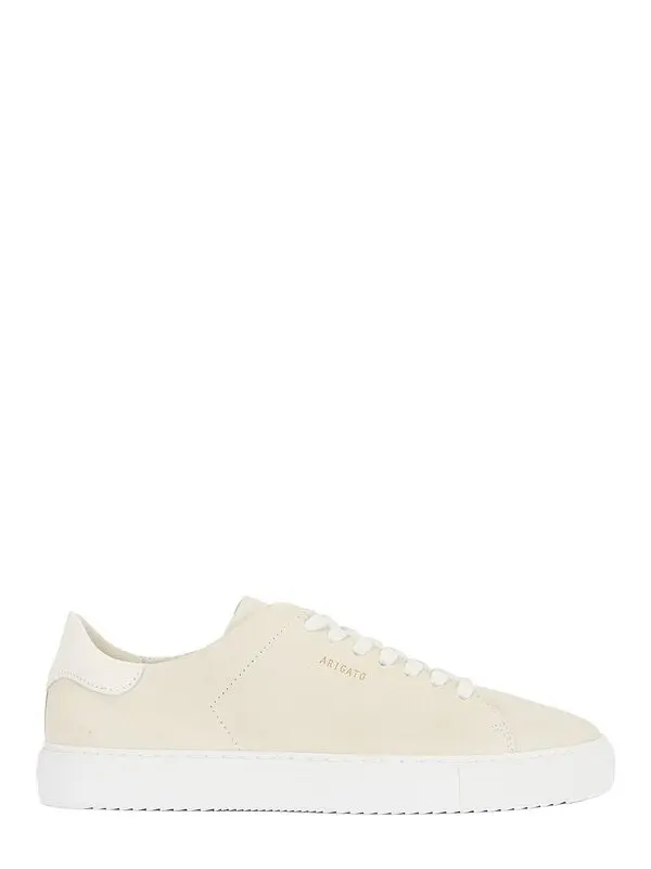 Axel Arigato Clean 90 Suede Sneakers - Off White & White