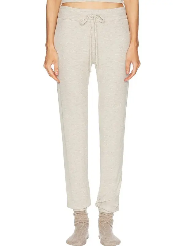 Eterne Drawstring Pant - Heather Oatmeal