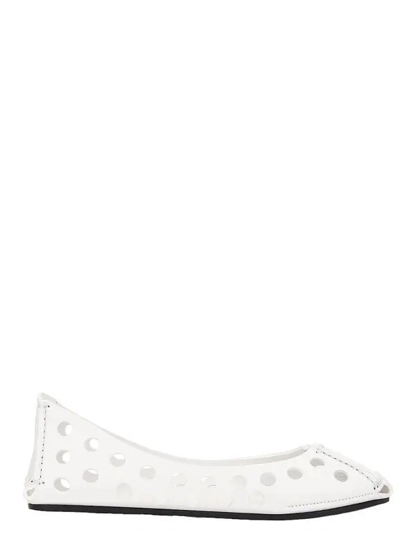 Alaïa Ballet Flat - Blanc Optique