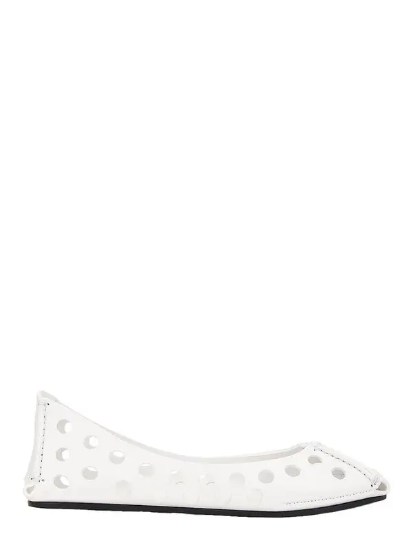 Alaïa Ballet Flat - Blanc Optique