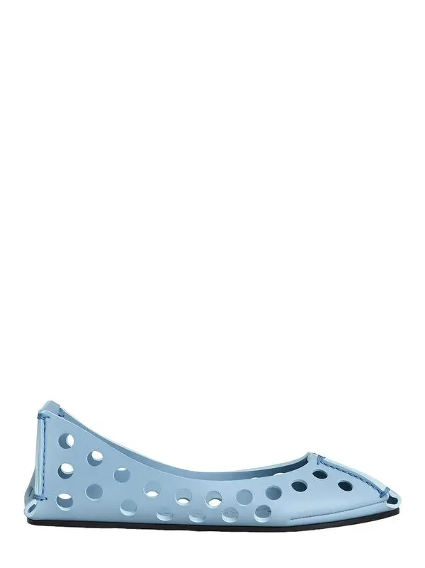 Alaïa Ballet Flat - Bleu Delave