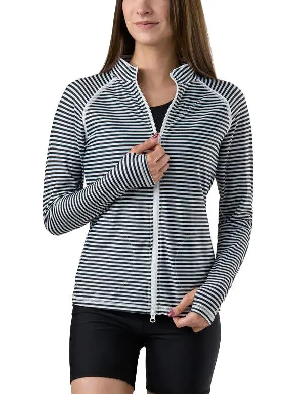 UV SKINZ Classic Water Jacket - Black Classic Stripe