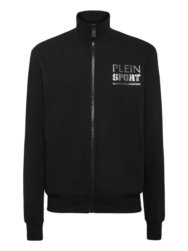 PLEIN SPORT Tiger Zipped Sweatshirt - Black