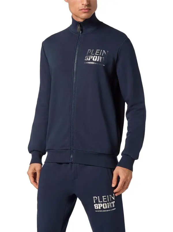 PLEIN SPORT Tiger Zipped Sweatshirt - Blue