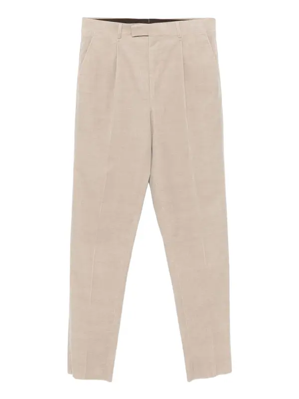 Zegna Corduroy Trousers - Neutrals