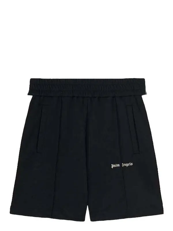 Palm Angels Logo Track Shorts - Black/off White