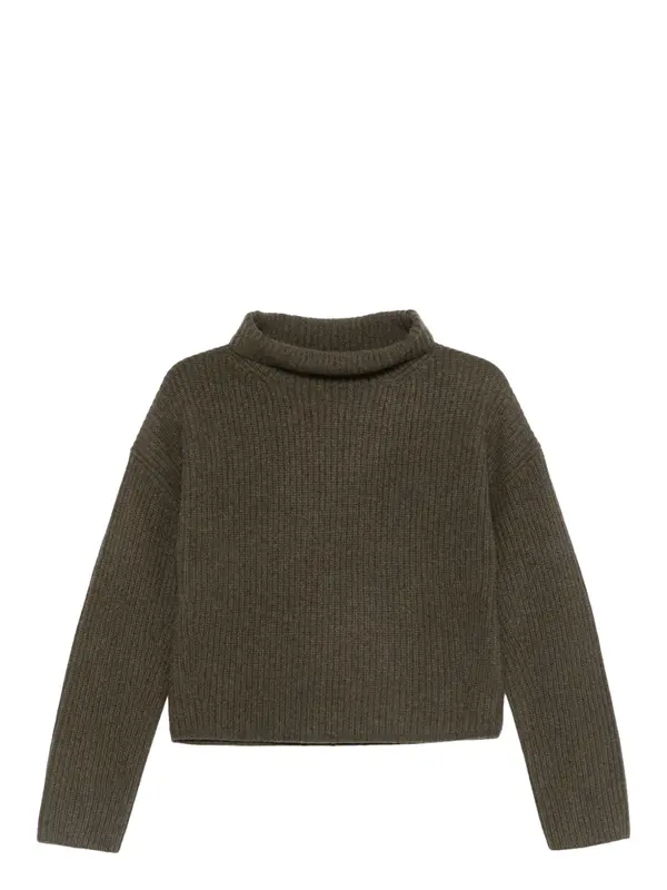 Ralph Lauren Wool-cashmere Turtleneck Sweater - Green